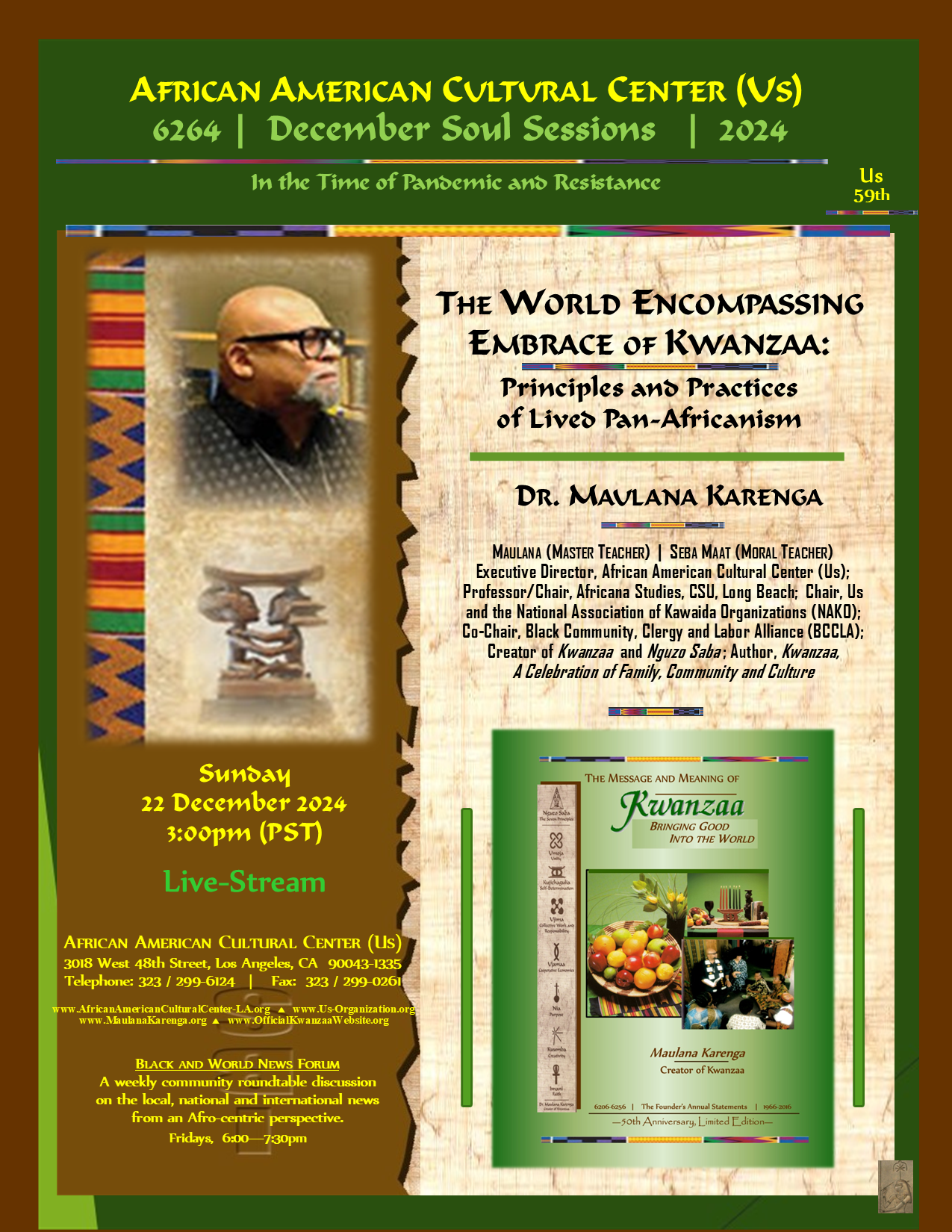 Current Activities -- September 2000, Schedule of Events